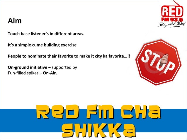 Red ffm cha shikka (final) | PPT | Public Radio | Talk Radio