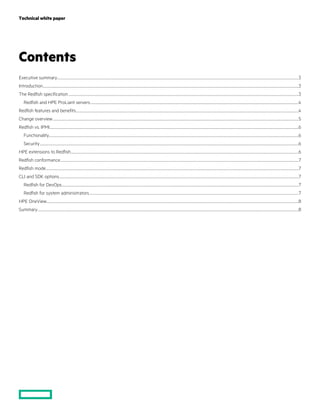 Redfish apis with_ilo_implementation_technical_whitepaper_4_aa6-1727enw | PDF