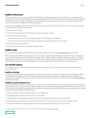 Redfish apis with_ilo_implementation_technical_whitepaper_4_aa6-1727enw | PDF