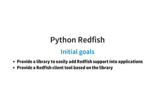 Redfish & python redfish | PPT