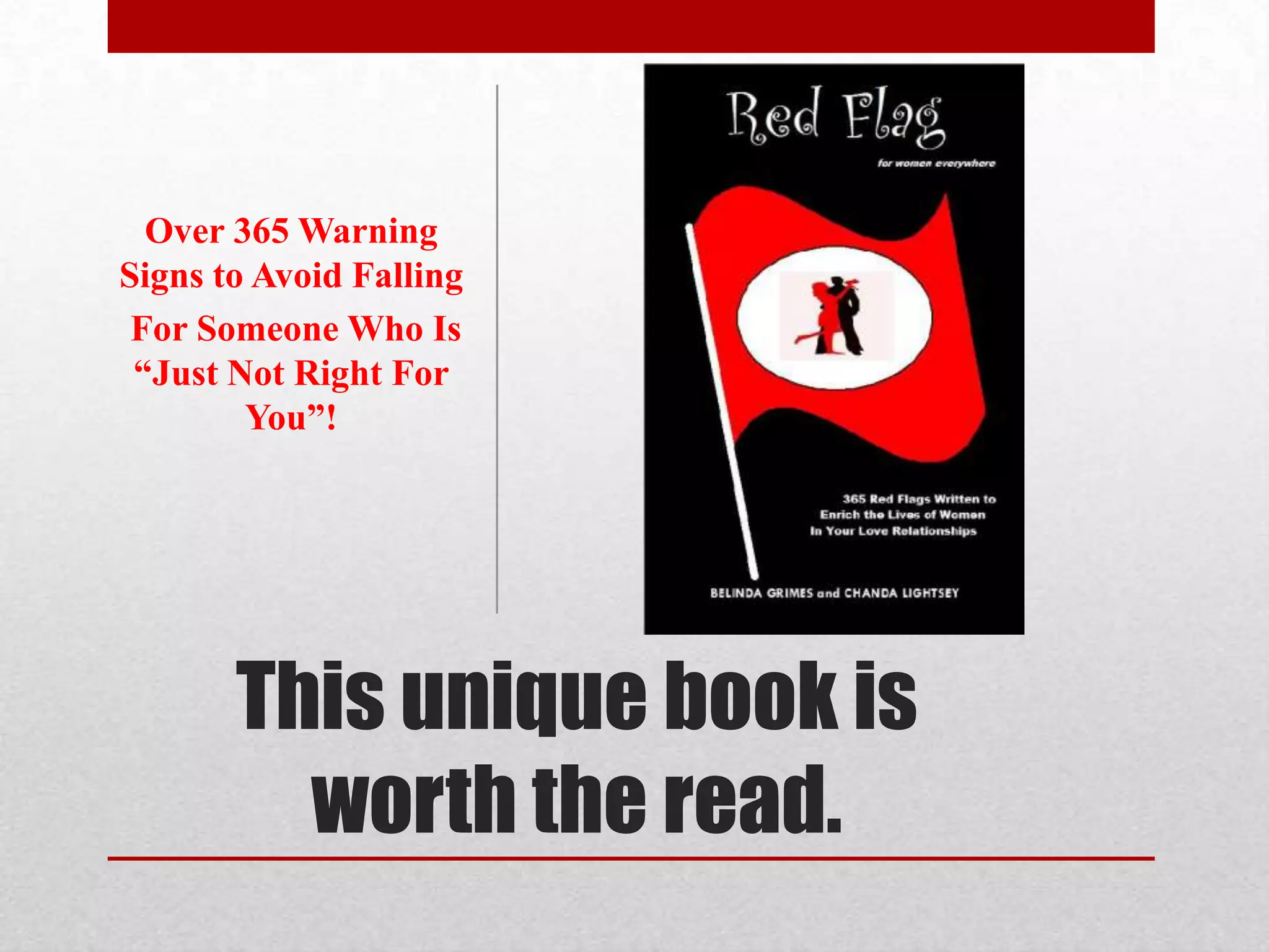 Red flag for women everywhere | PPT