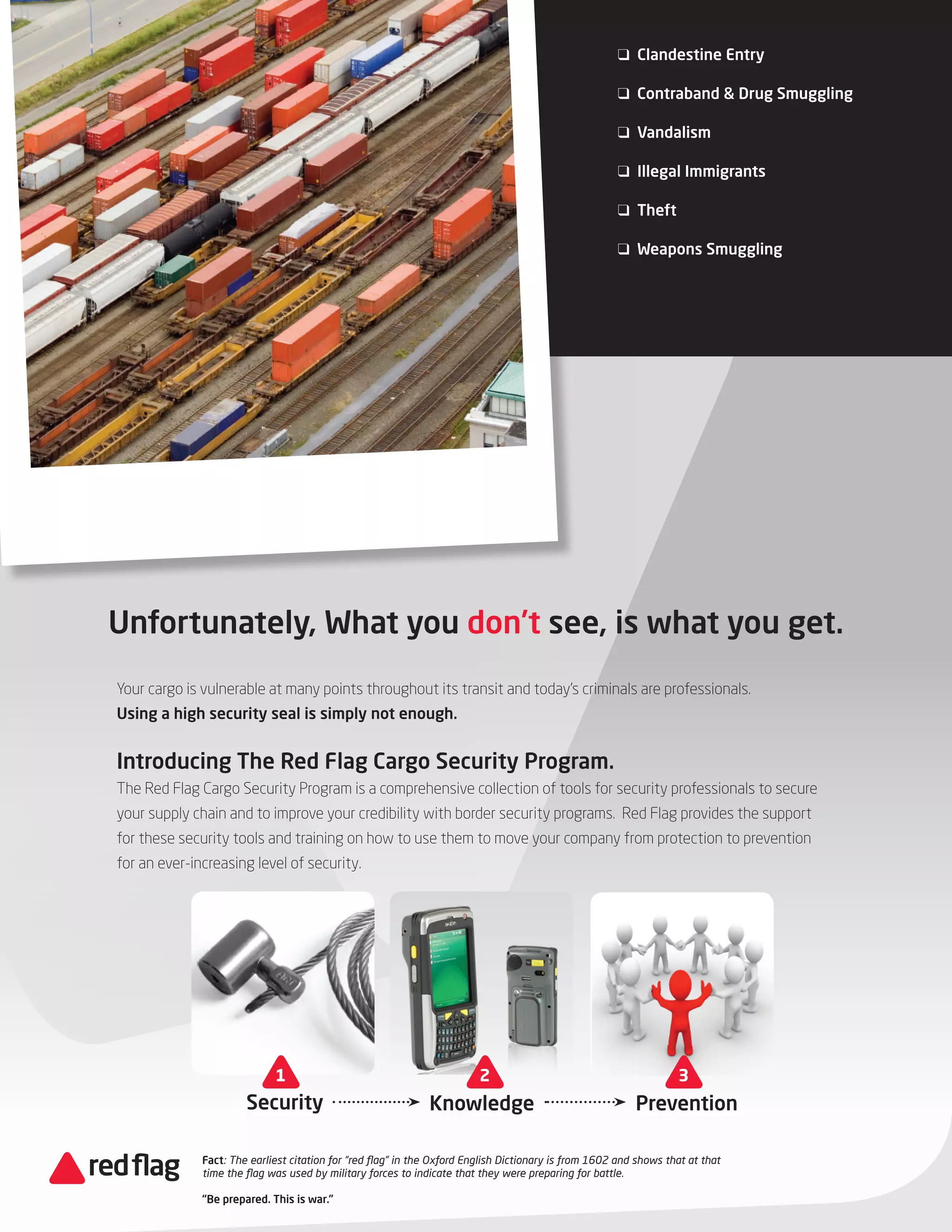 Red Flag Cargo Security Global Overview | PDF