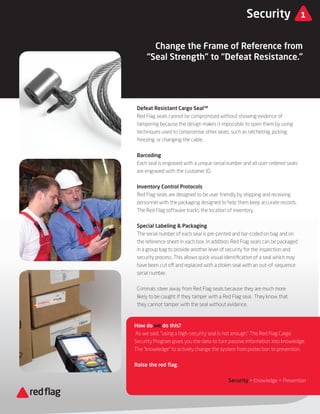 Red Flag Cargo Security Global Overview | PDF