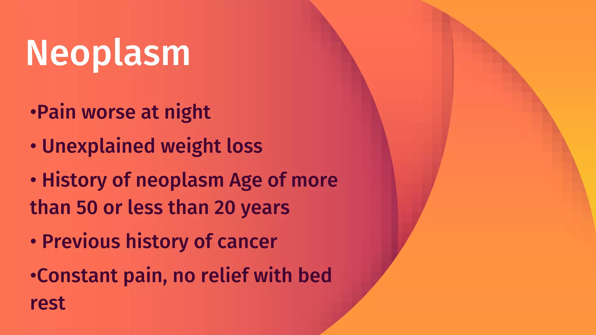 Red flags of cervical pain | PPT