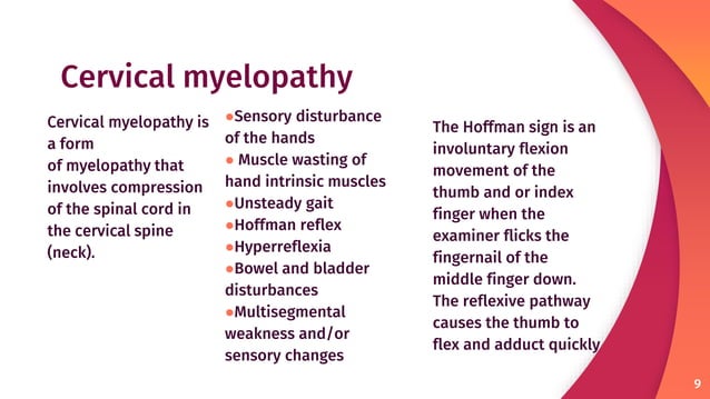 Red flags of cervical pain | PPT