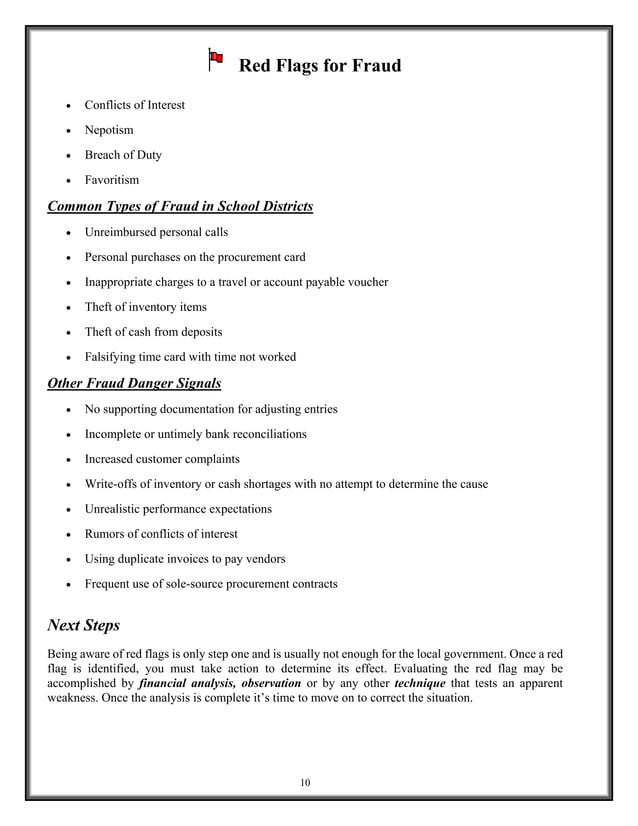 Red Flags Fraud | PDF