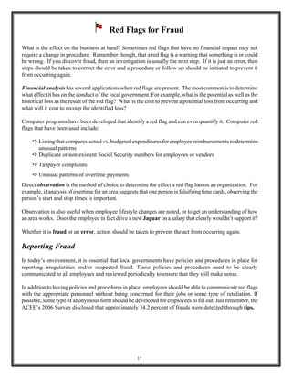 Red Flags Fraud | PDF