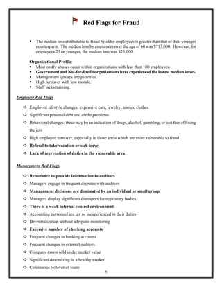 Red Flags Fraud | PDF