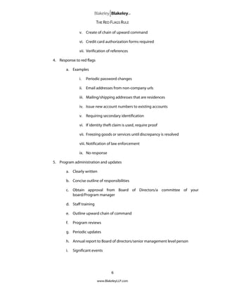 Red Flags Rules Handout | PDF