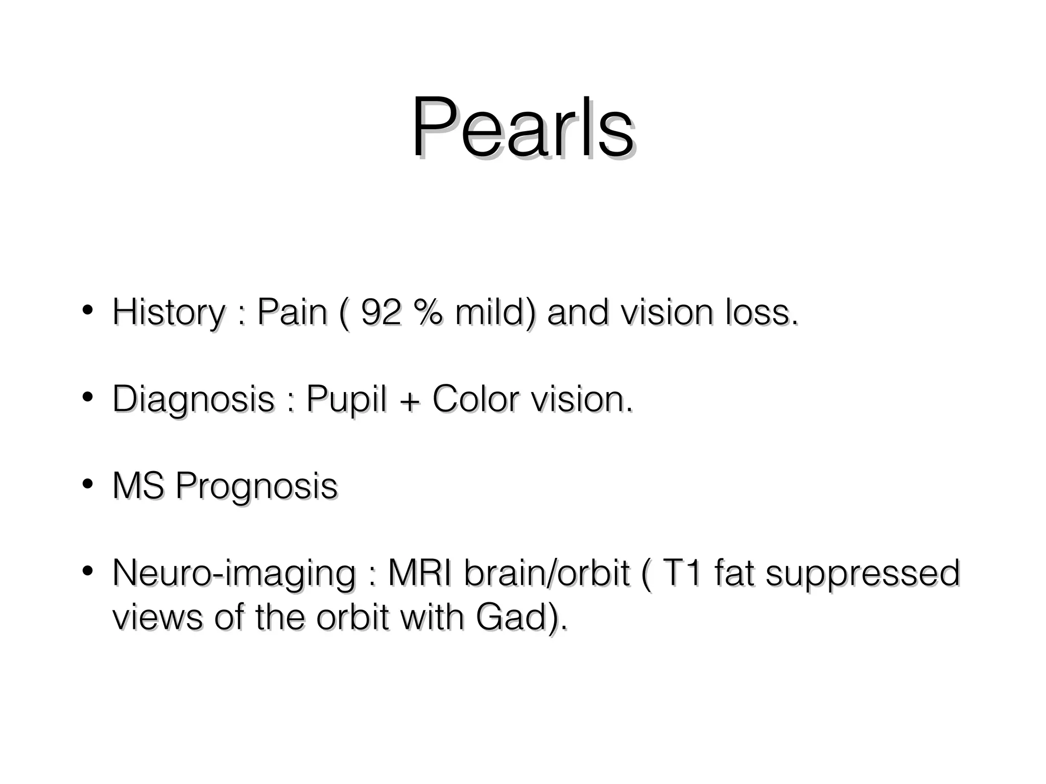 Atypical Optic Neuritis -Red Flags | PPT