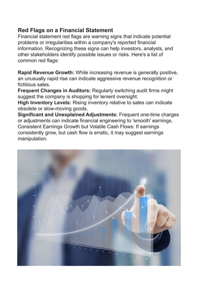 Red Flags on a Financial Statement | PDF