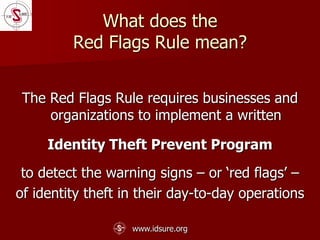 Red Flags Rule General | PDF