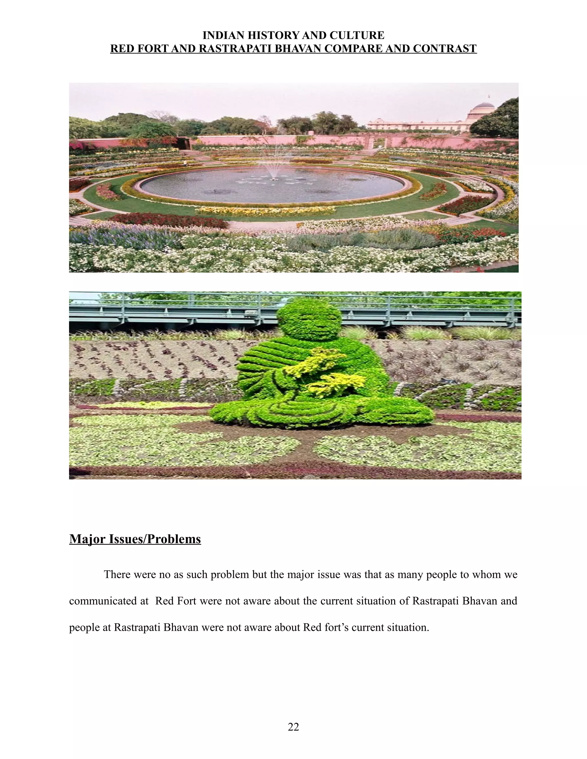 Red fort and rastrapati bhavan compare and comparision | RTF