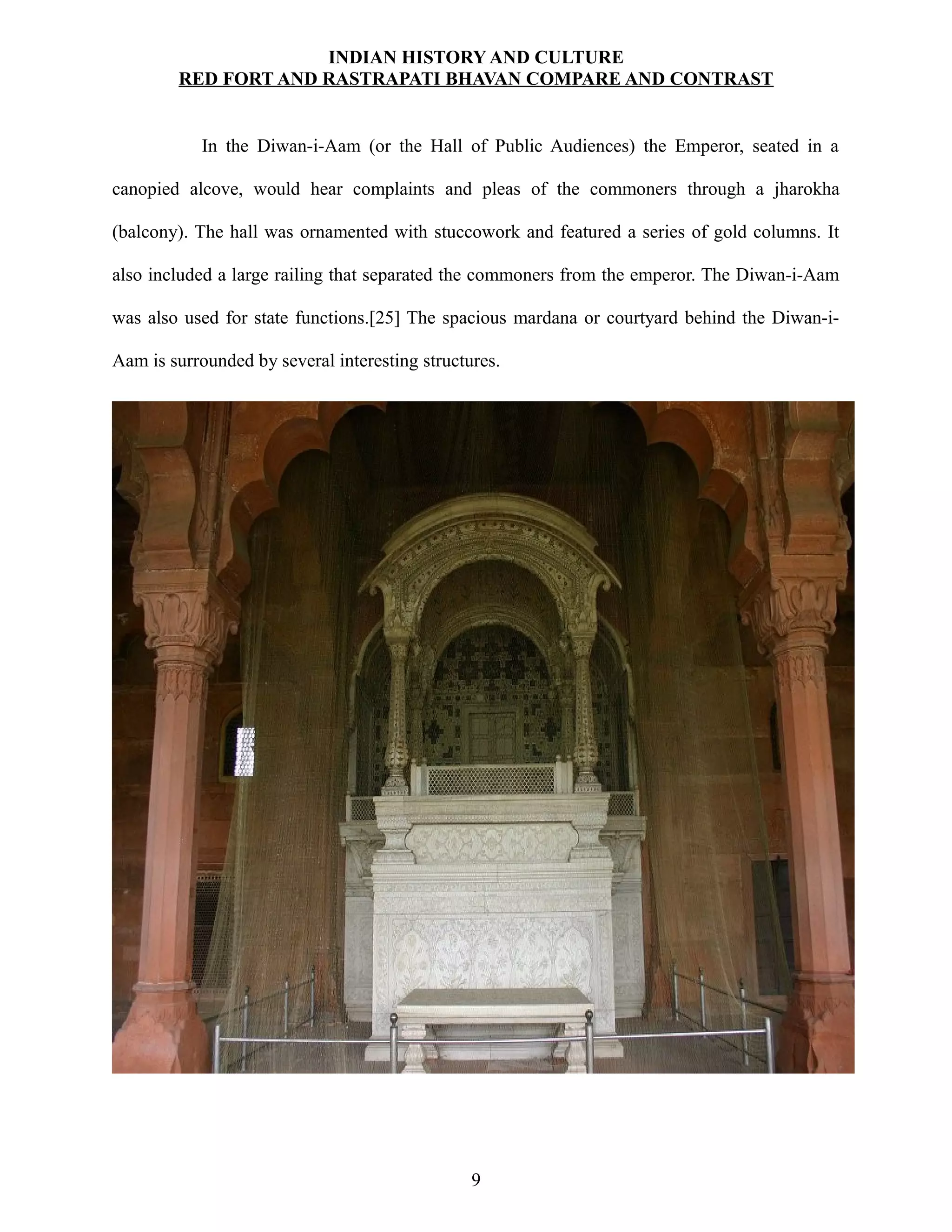 Red fort and rastrapati bhavan compare and comparision | RTF