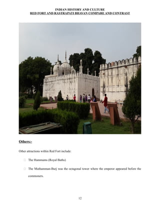 Red fort and rastrapati bhavan compare and comparision | RTF