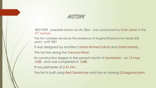 Info on Red Fort Class 08 History CBSC SST | PPTX
