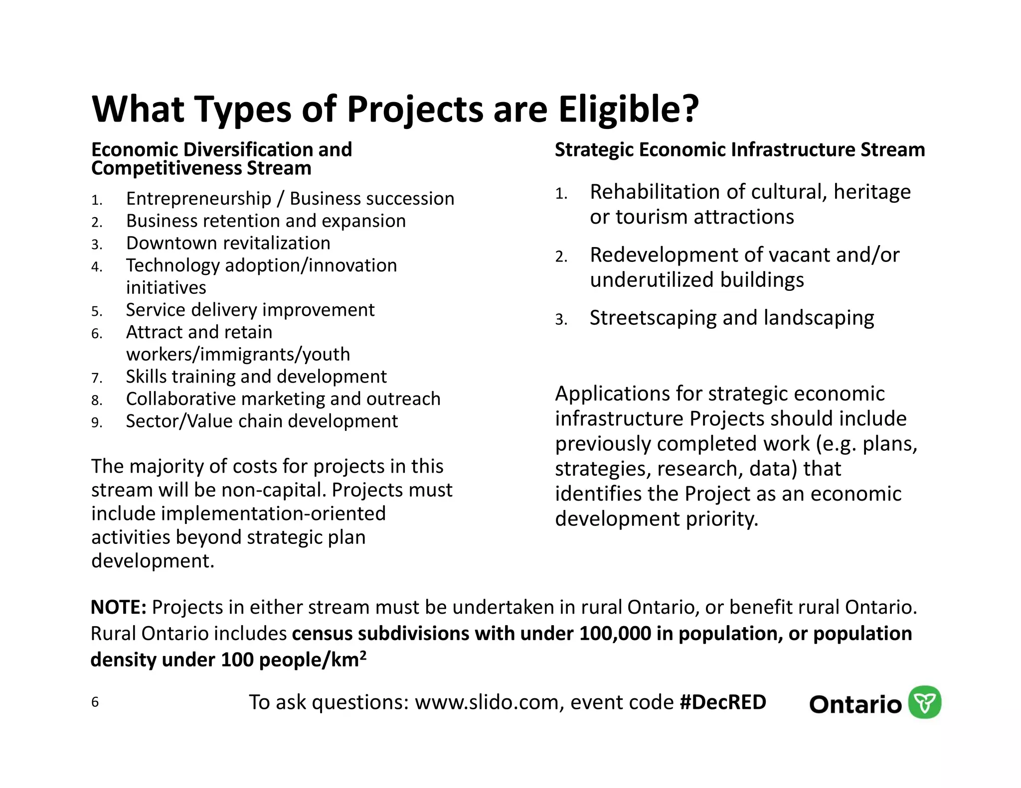Rural Economic Development Program Overview Pdf Construction 4534