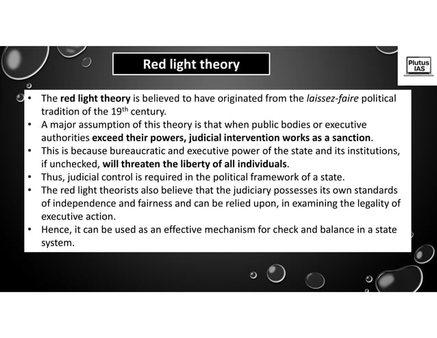 Red, green and amber light theories of administrative law | PDF | Political Issues & policy ...