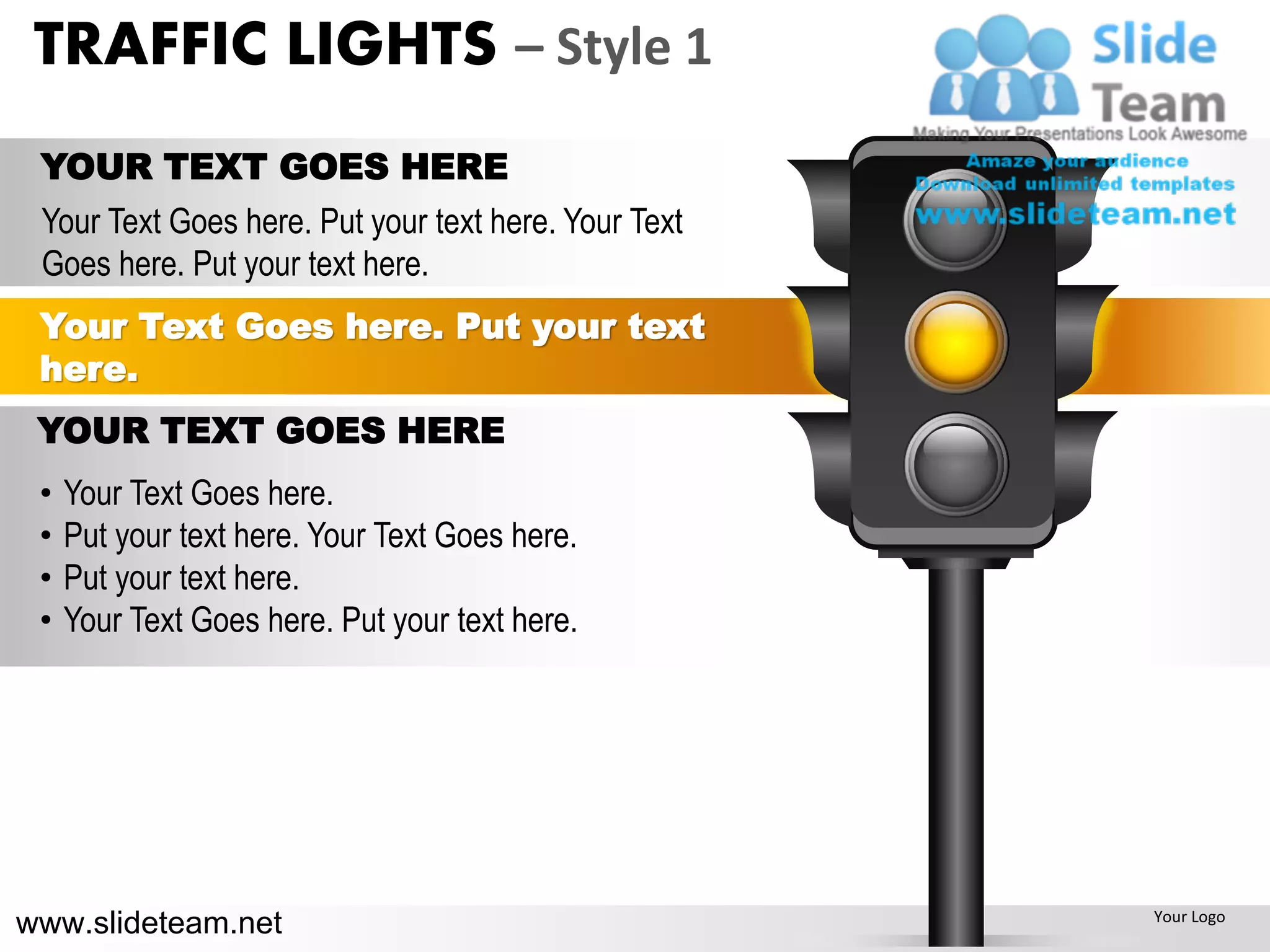 Red green orange stop go traffic highway roadway lights design 1 ...