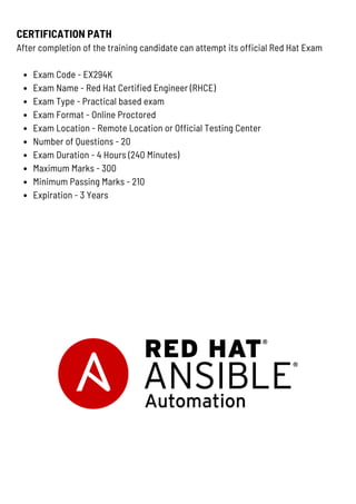 EX294:- RedHat Certified Engineer (RHCE) | PDF