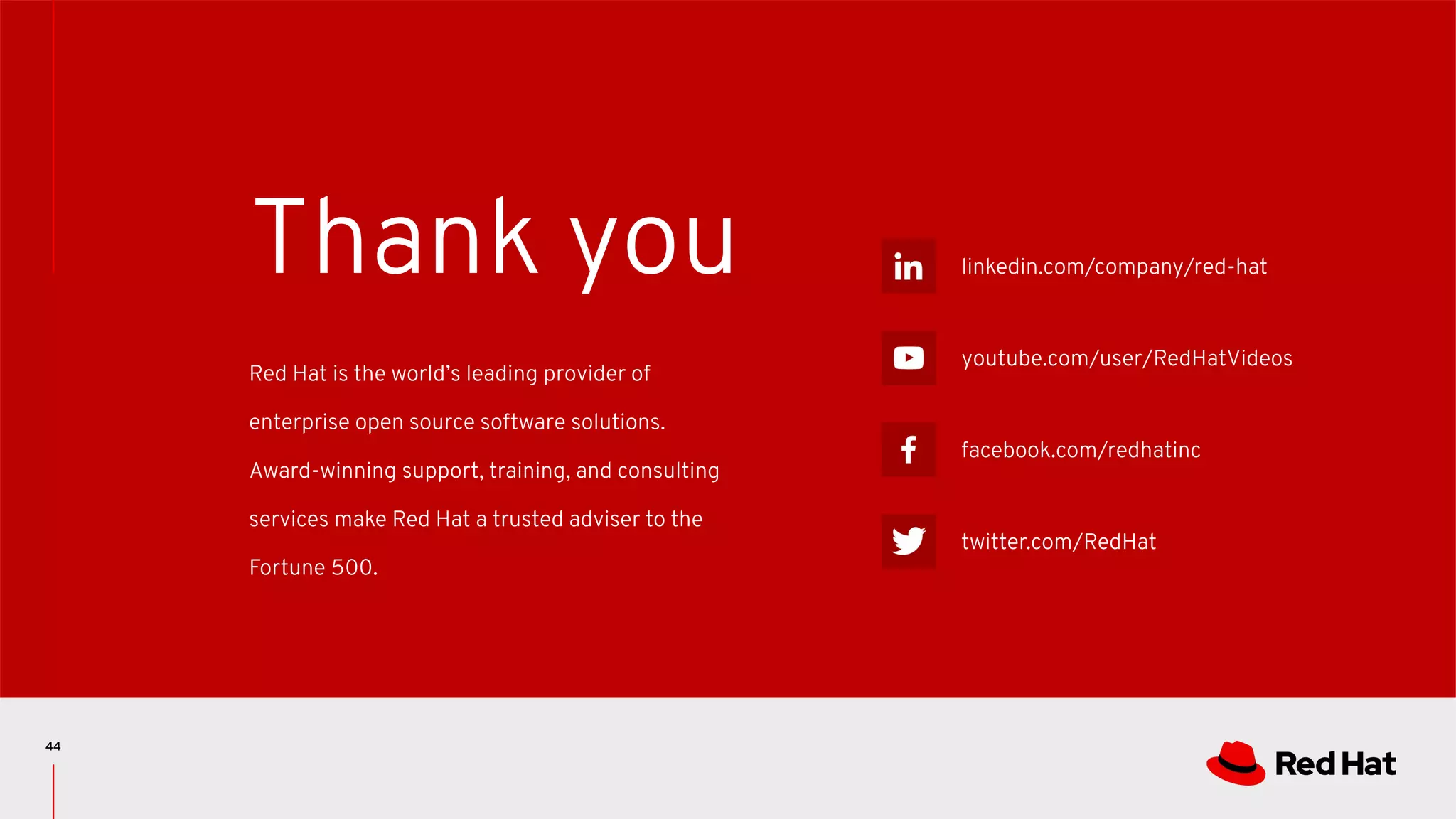 Red Hat - Corporate Presentation | PDF