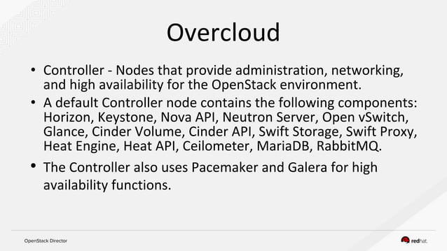 Red Hat Enteprise Linux Open Stack Platfrom Director | PPT