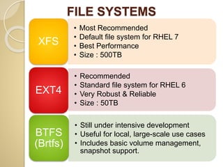 Red hat enterprise linux 7 (rhel 7) | PPTX