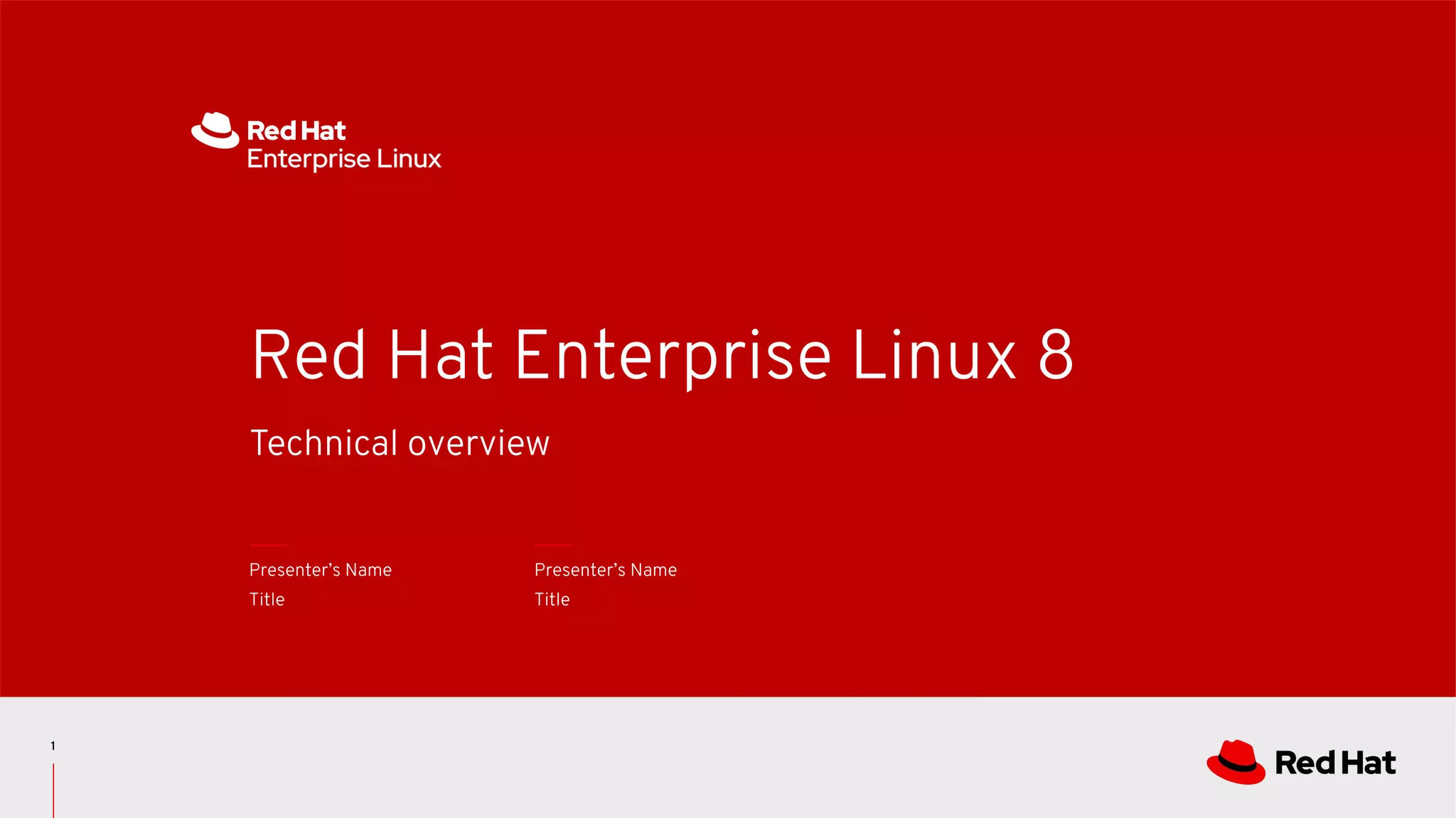 Red Hat Enterprise Linux 8 Technical overview v1(1).pdf | Cloud ...