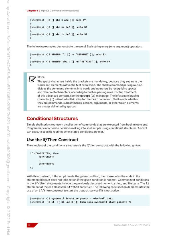 Red Hat Enterprise Linux Administration 9.0 RH134 pdf | PDF