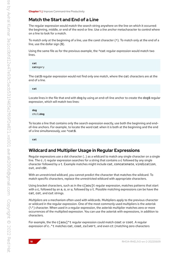 Red Hat Enterprise Linux Administration 9.0 RH134 pdf | PDF