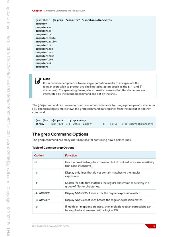 Red Hat Enterprise Linux Administration 9.0 RH134 pdf | PDF