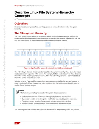 Red Hat Enterprise Linux Administration 9.0 RH124 pdf | PDF