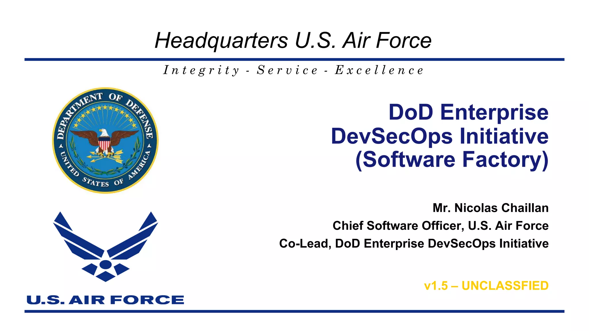 DevSecOps: The DoD Software Factory | PDF