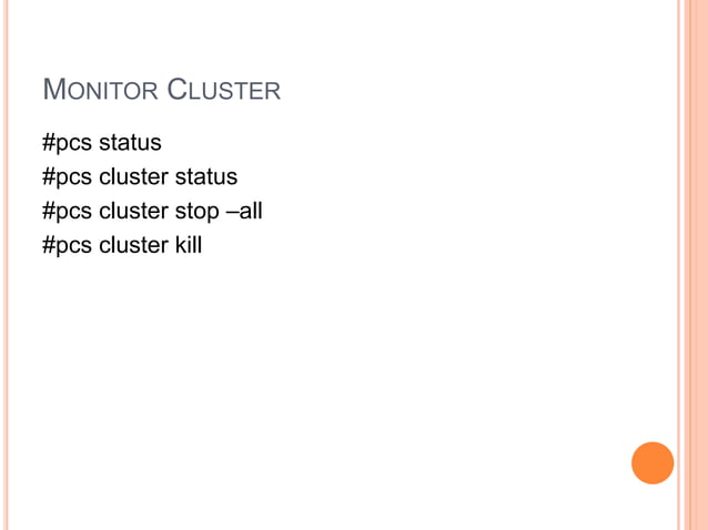 Redhat ha cluster with pacemaker | PPTX
