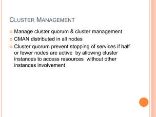 Redhat ha cluster with pacemaker | PPTX