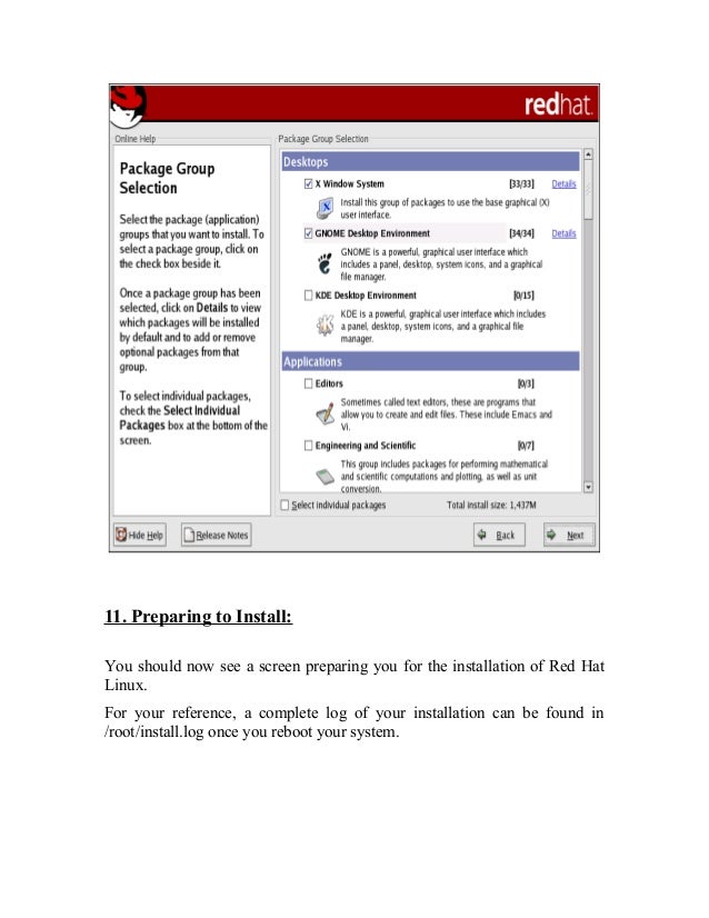 Redhat Os Installation
