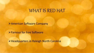 Red hat linux | PPTX
