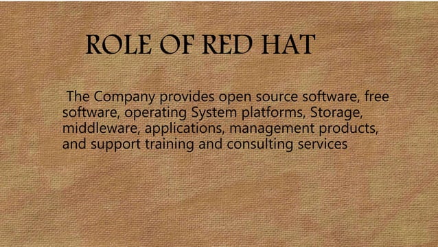Red hat linux | PPT | Free Download
