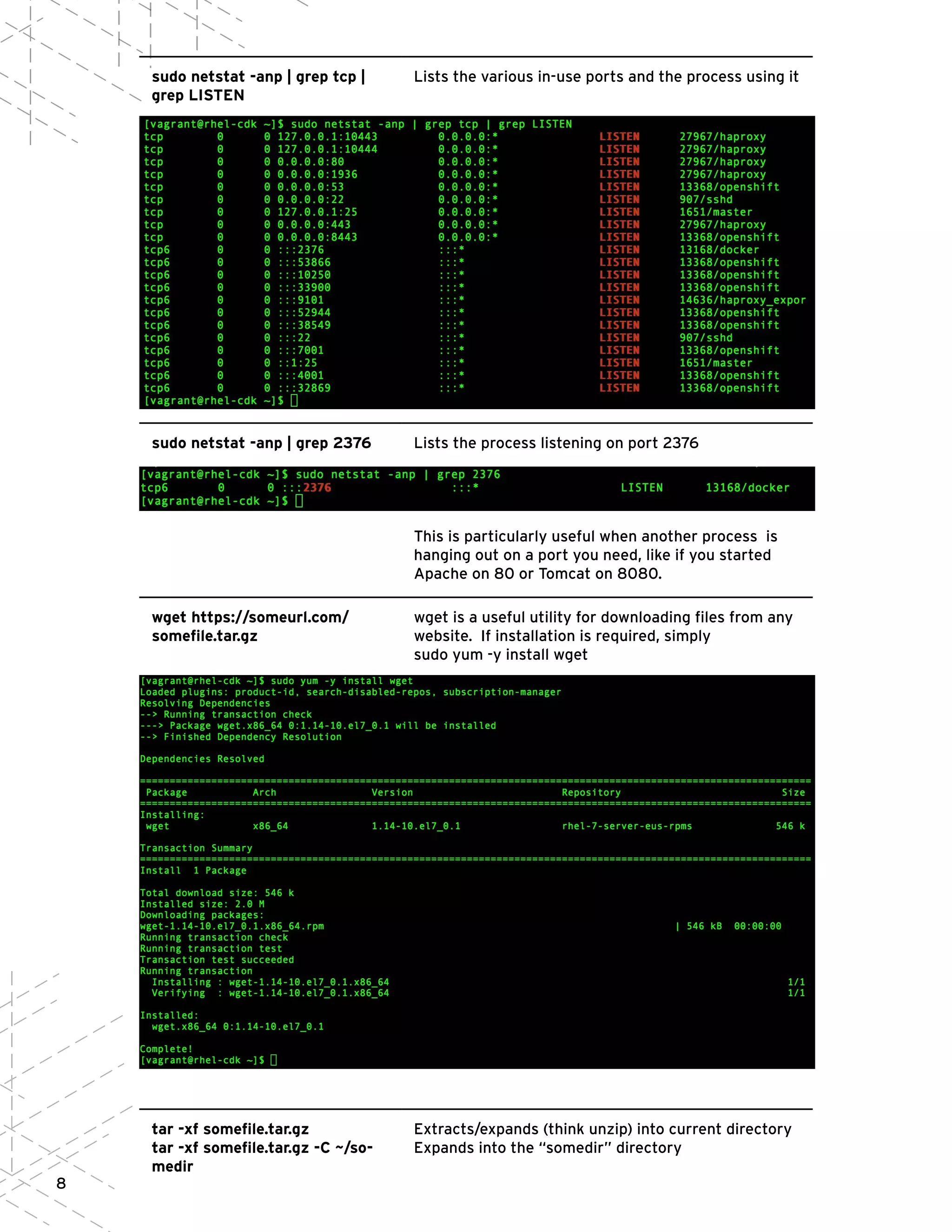 Red Hat Linux cheat sheet | PDF | Operating Systems | Computer Software and Applications