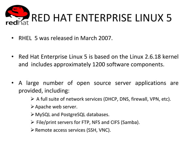 Red hat linux 9 ppt2003 | PPT
