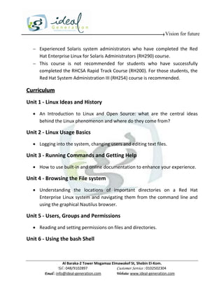 Red hat linux essentials | PDF | Operating Systems | Computer Software ...