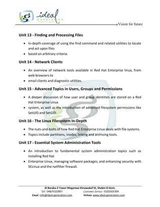 Red hat linux essentials | PDF | Operating Systems | Computer Software ...