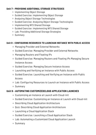 EX210: Red Hat OpenStack Training (CL110 & CL210) | PDF