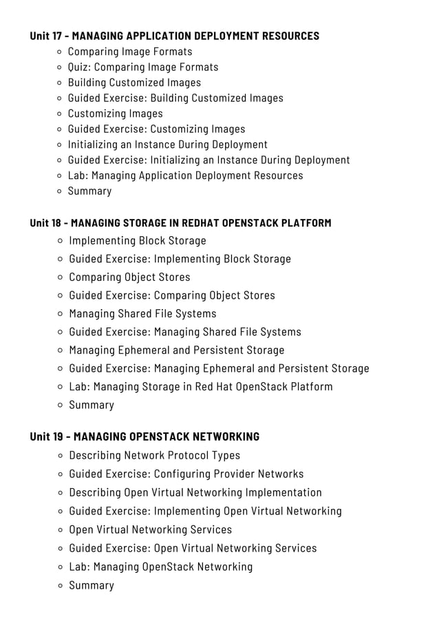 EX210: Red Hat OpenStack Training (CL110 & CL210) | PDF | Cloud Computing | Internet