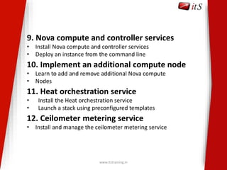 Redhat open stack administration(cl210) | PPT