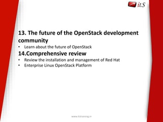 Redhat open stack administration(cl210) | PPT