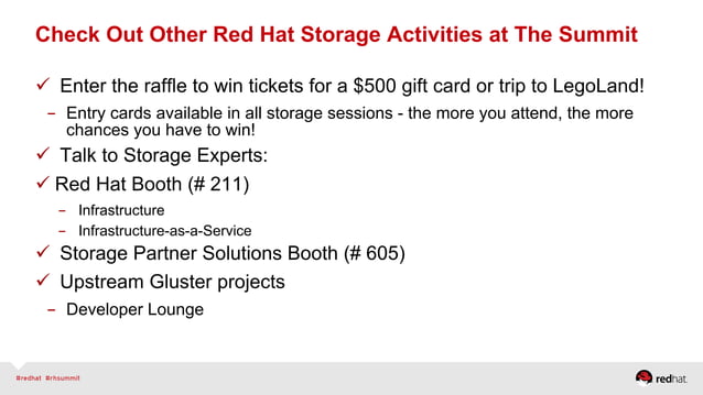 Red Hat Storage Server Roadmap & Integration With Open Stack | PPT