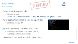 Security practices in OpenShift | PDF | Computer Software and Applications | Computing