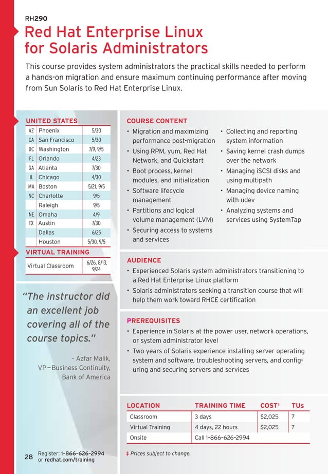 Redhat training &certification | PDF