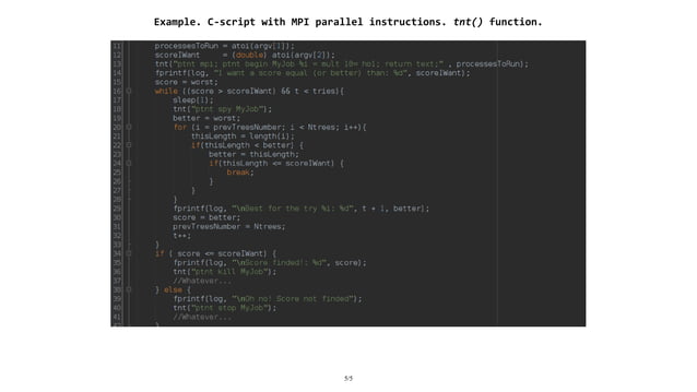 MPI in TNT for parallel processing | PPT